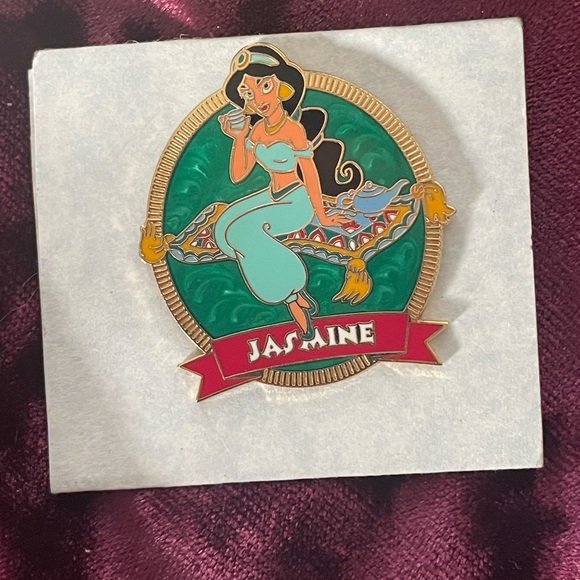 Disney | Jewelry | Disneys Jasmine From Aladdin Collectors Pin | Poshmark